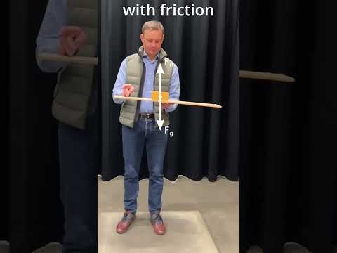 Turning "off" friction by removing the normal force during a free fall