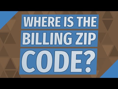 Where is the billing zip code?