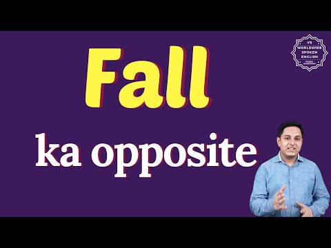 Fall ka opposite word kya hota hai | opposite of Fall in English and hindi | antonym of Fall