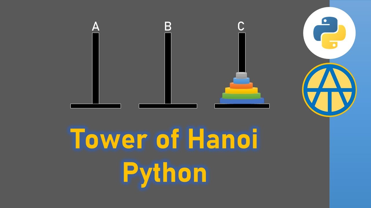 Tower of Hanoi | Python Tutorial #15