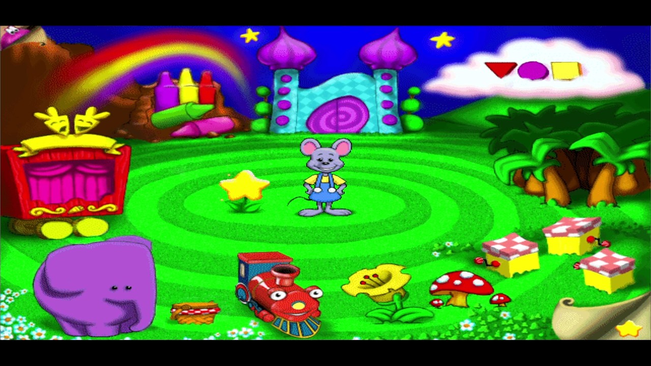 Reader Rabbit's Toddler 1998 PC Gameplay