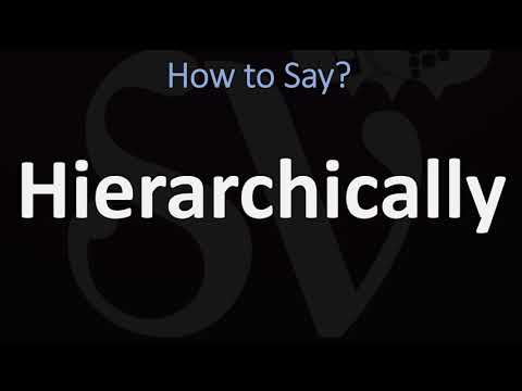How to Pronounce Hierarchically? (CORRECTLY)