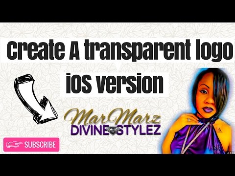 How To: Create A Transparent Logo - IOS Version