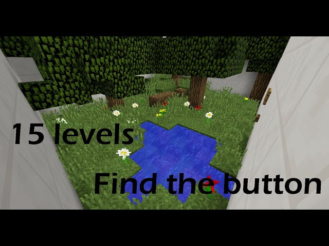 Find The Button: 15 Levels Minecraft Map
