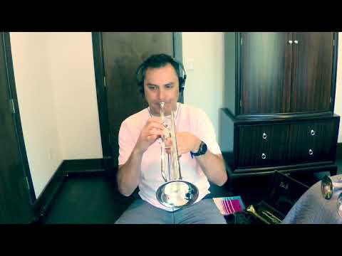 Callet Trumpet Artist Oscar Garcia playing the Callet Studio Artist LT "A la Hindemith I"