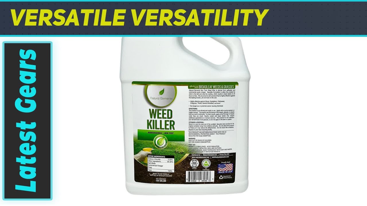 Natural Elements Weed Killer: BEST Natural Herbicide?