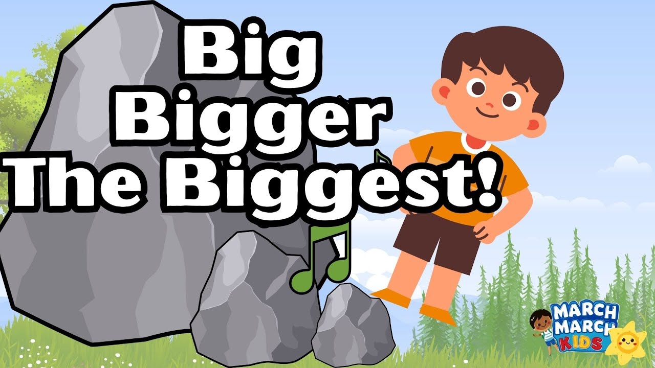 Big, Bigger, The Biggest | Fun Kids Song for Comparatives & Superlatives 🎶 #viral #MarchMarchKids