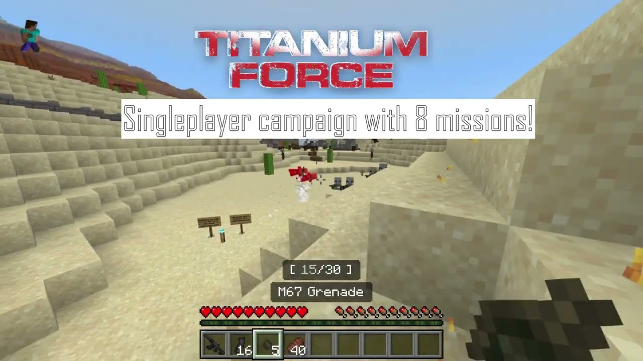 Titanium Force - FPS ADVENTURE MAP (Check 'files' tab) - Minecraft ...