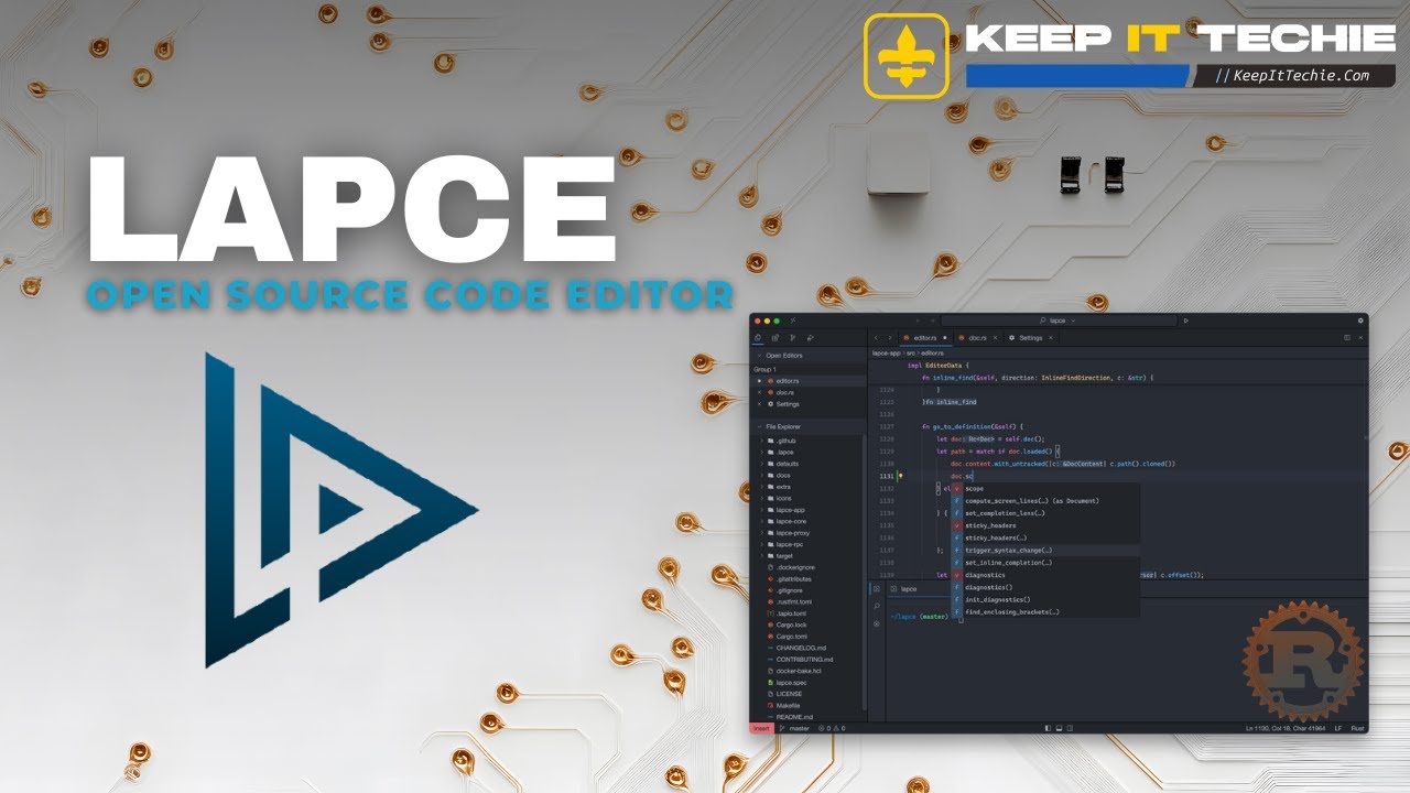 Meet Lapce - The Fastest Open Source Editor You’ve Never Tried