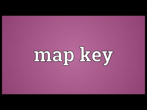 Map key Meaning