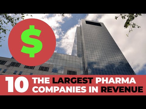 Top 10 Largest pharma companies in revenue