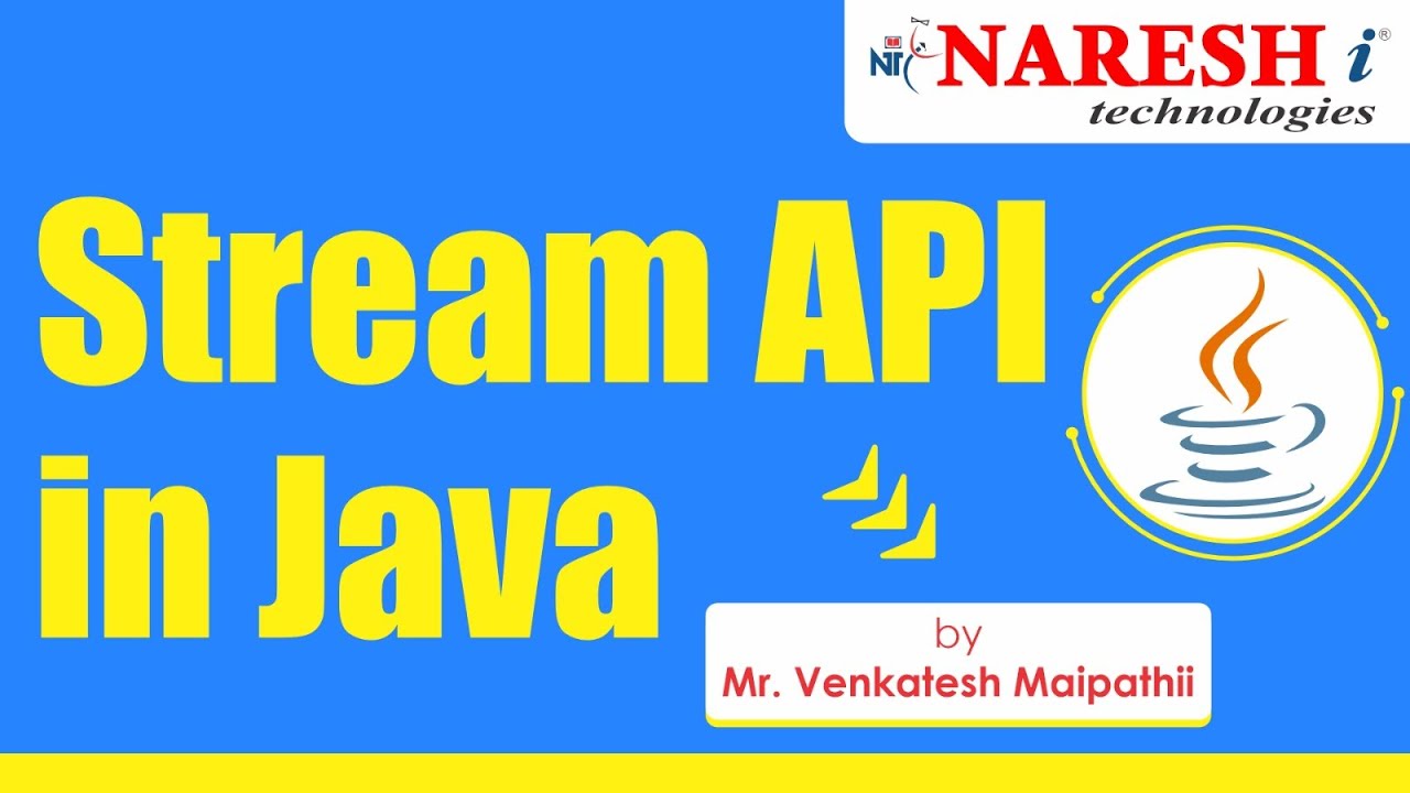Stream API in Java | Session-2 | by Mr. Venkatesh Maipathi