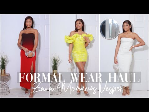 Formal Wear Try-on Haul - Zara, MewMews, Wolddress, Vesper 247 | Victoria Ezike ♡