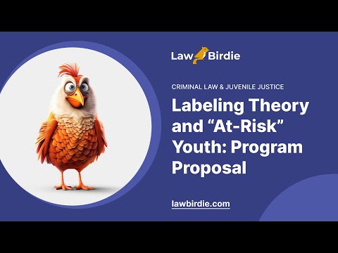 Labeling Theory and “At-Risk” Youth: Program Proposal - Essay Example