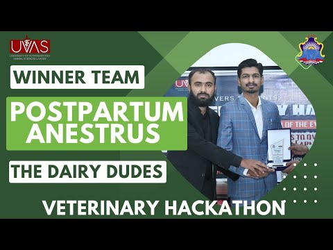 Winner Team's Video (The Dairy Dudes) | Veterinary Hackathon | SAVERS UVAS