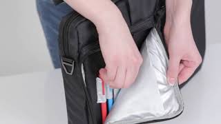 Сумка деловая RIVACASE, 44х30х9 см, отделение для планшета и ноутбука ...