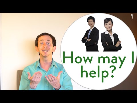 How May I Help? | 60 Second English with e-IQ