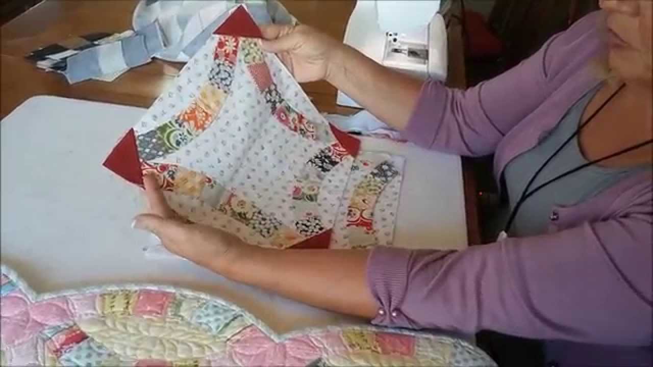 TensistersTV demos Double Wedding Ring by Quiltsmart