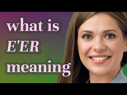 E'er | meaning of E'er