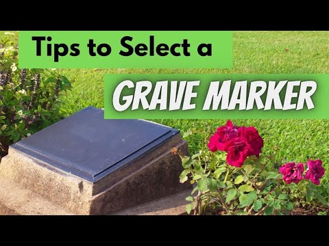 Tips to Picking a Grave Marker Headstone