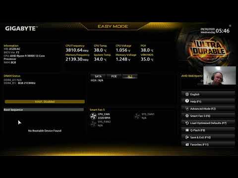Bios Quick Overview Gigabyte UD A520I AC ITX Motherboard