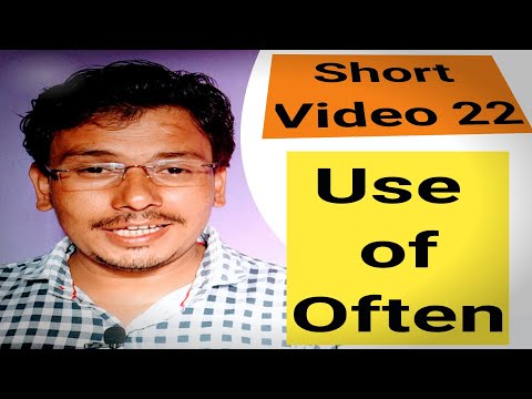 Short Video 22 | Use of often | Often meaning in hindi |Often means #Shorts