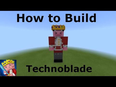 |How to Build Technoblade (v.1)| Minecraft Skin Tutorials