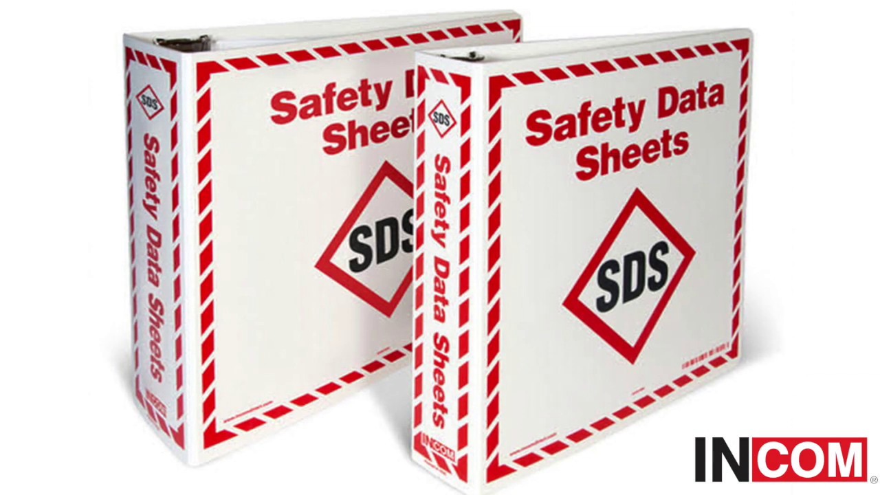 INCOM | Safety Data Sheet SDS Binders