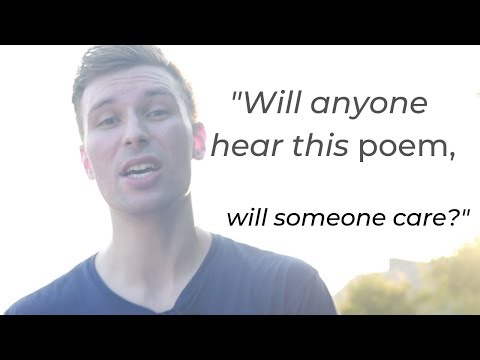 A Poem about Poetry || Spoken Word Poet (why I write poems)
