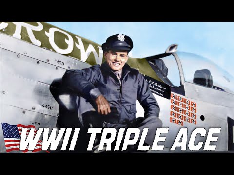 The 100 Years Old WWII Triple Ace Fighter Pilot Bud Anderson | Promoted To Brigadier General | P51d