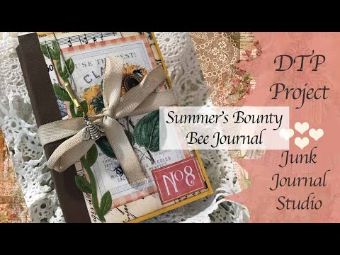 Honey of a Bee Journal - DTP @thejunkjournalstudio