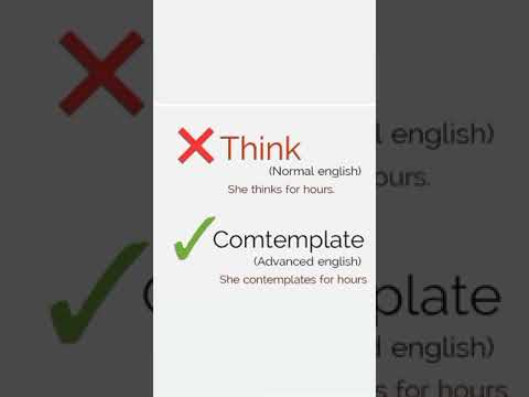 Advanced English word for "Think"📚🔖