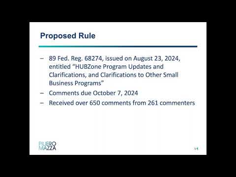 SBA’s Final Rule Is Here Key Takeaways on Updates to HUBZone Program, Other Small Business Programs