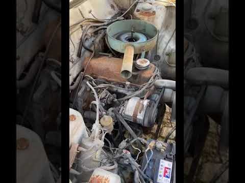 Datsun 120y B210 First start in 10 years. #datsun #nissan #1200 #120y