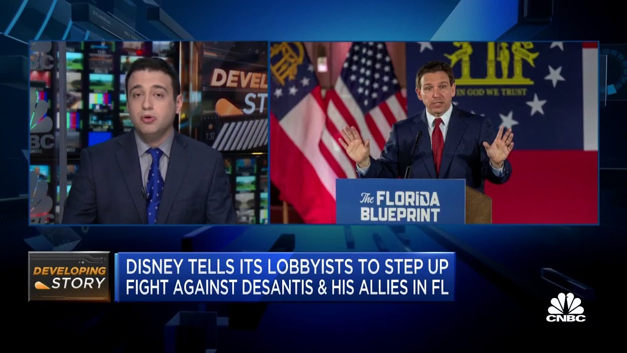 Desantis Vs. Disney: War heating up in Florida