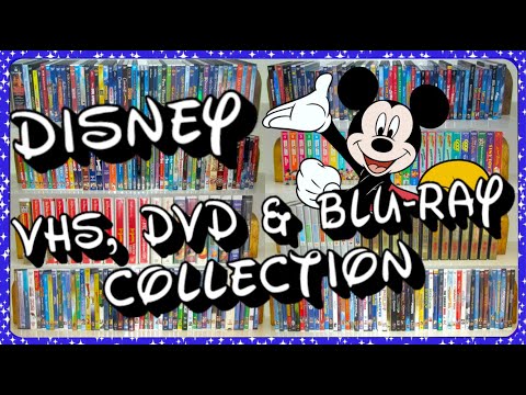 Massive Disney VHS, DVD & Blu-Ray Collection #Disney100