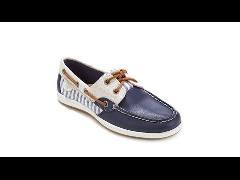 Sperry Koifish Leather and Textile Boat Shoe