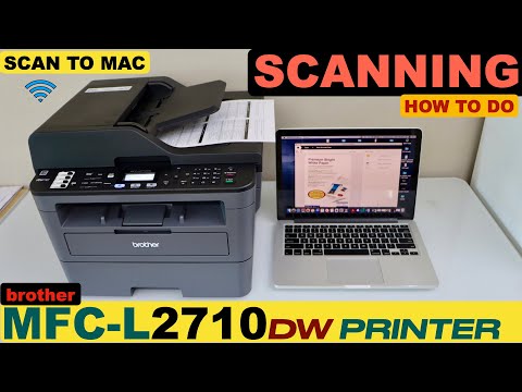 Brother MFC-L2710dw Scan To Mac /Scanning !