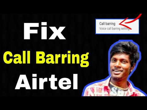 Airtel call barring password, how to fix airtel call barring network error, how to active call barri