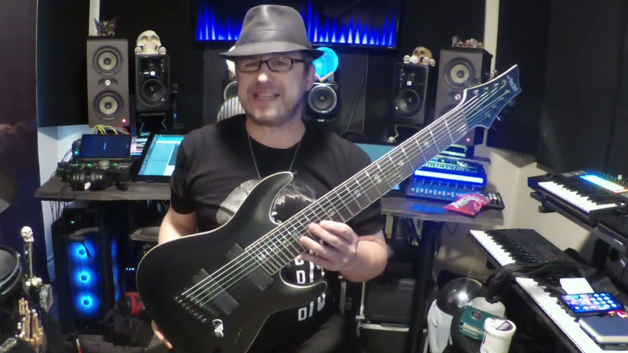 Schecter 8 String Multi-Scale Evil Twin Unboxing