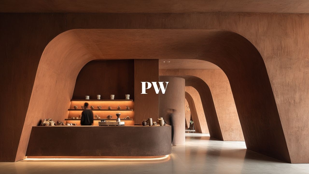 in a sculptural coffee space for deep focus | neoclassical ambient