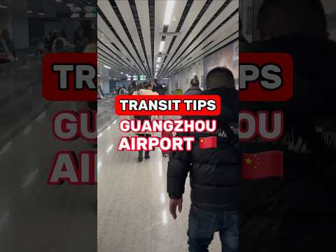 Transit guide to Guangzhou Airport in China… #chinaairport #guangzhou #transitchina