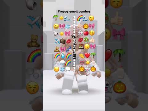 Preppy emoji combos!!😽🫶🏻 #emojis