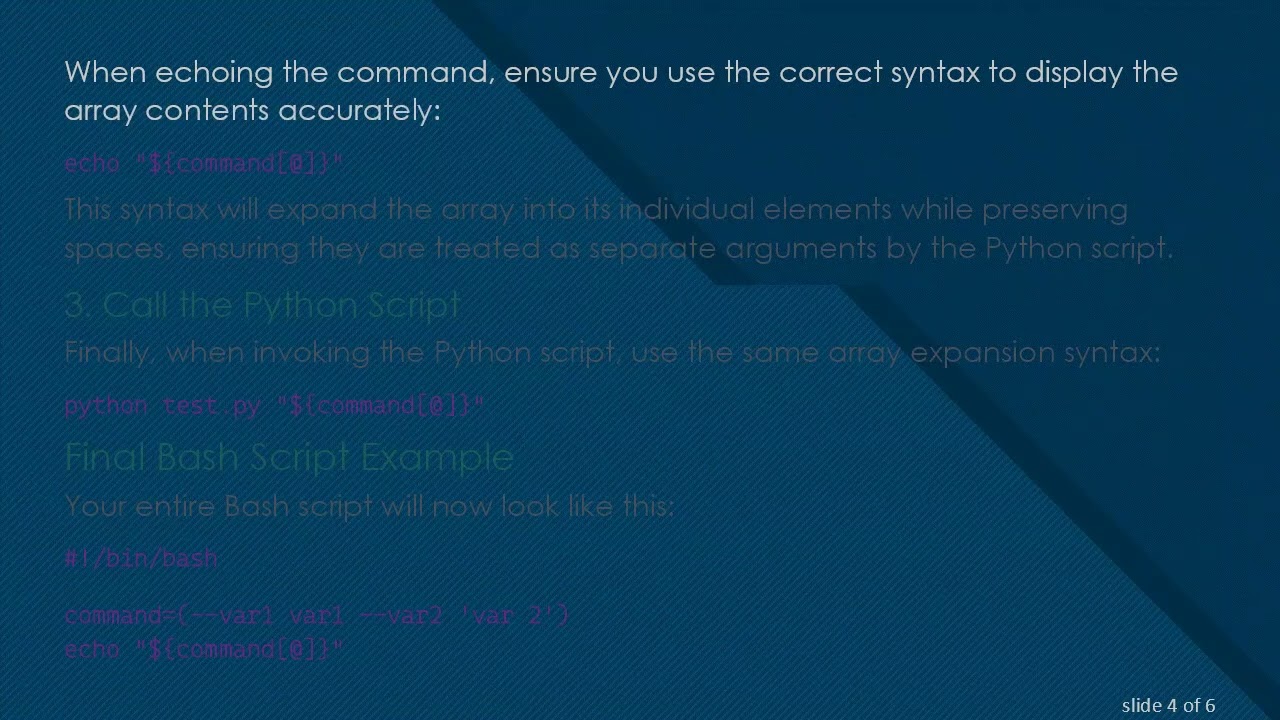 How to Effectively Pass Bash Variables to a Python Script