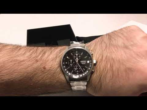 SEIKO Conceptual Series Stainless Steel Chronograph SSB379P1 - E-oro.gr