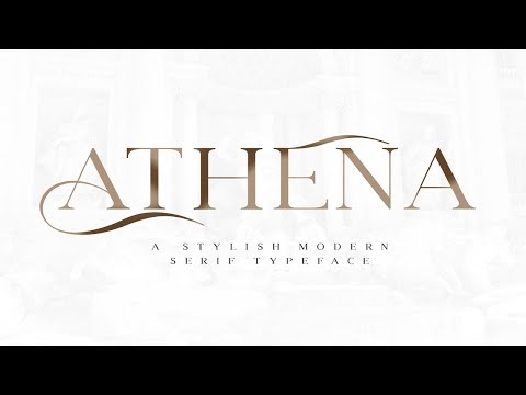 Athena Stylish Modern Serif Font Font Free Download