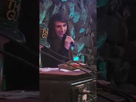 Wyatt singing Crazy at Lee's Hawaiian Islander 7-1-2023