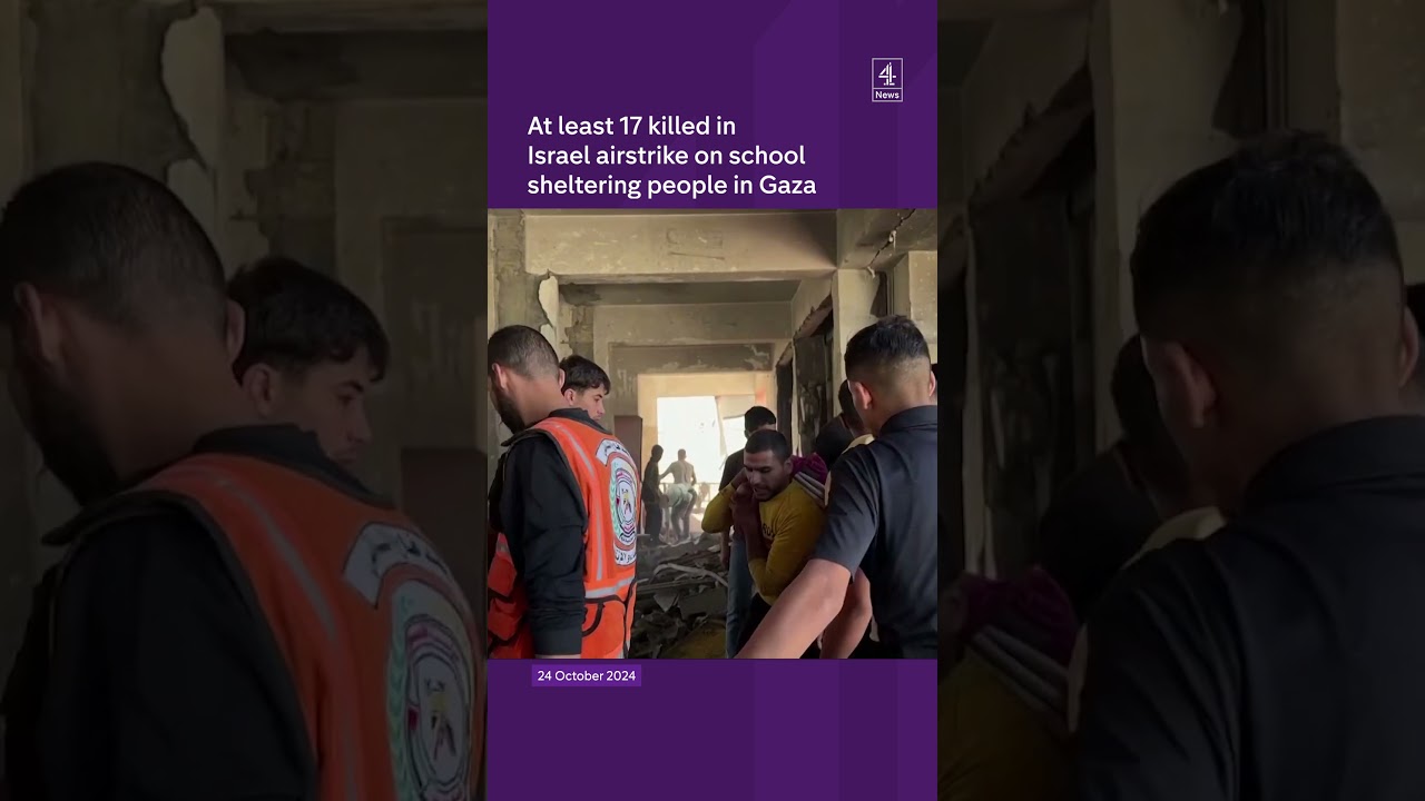 17 killed in Israeli strike on Gaza shelter