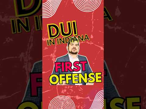 DUI in Indiana First Offense #indianalawyer #legaltips #indiana #indianapolis #lawyer #duilawyer