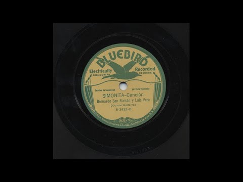 Bernardo San Román Y Luis Vera - Simonita - Bluebird B-2423-B